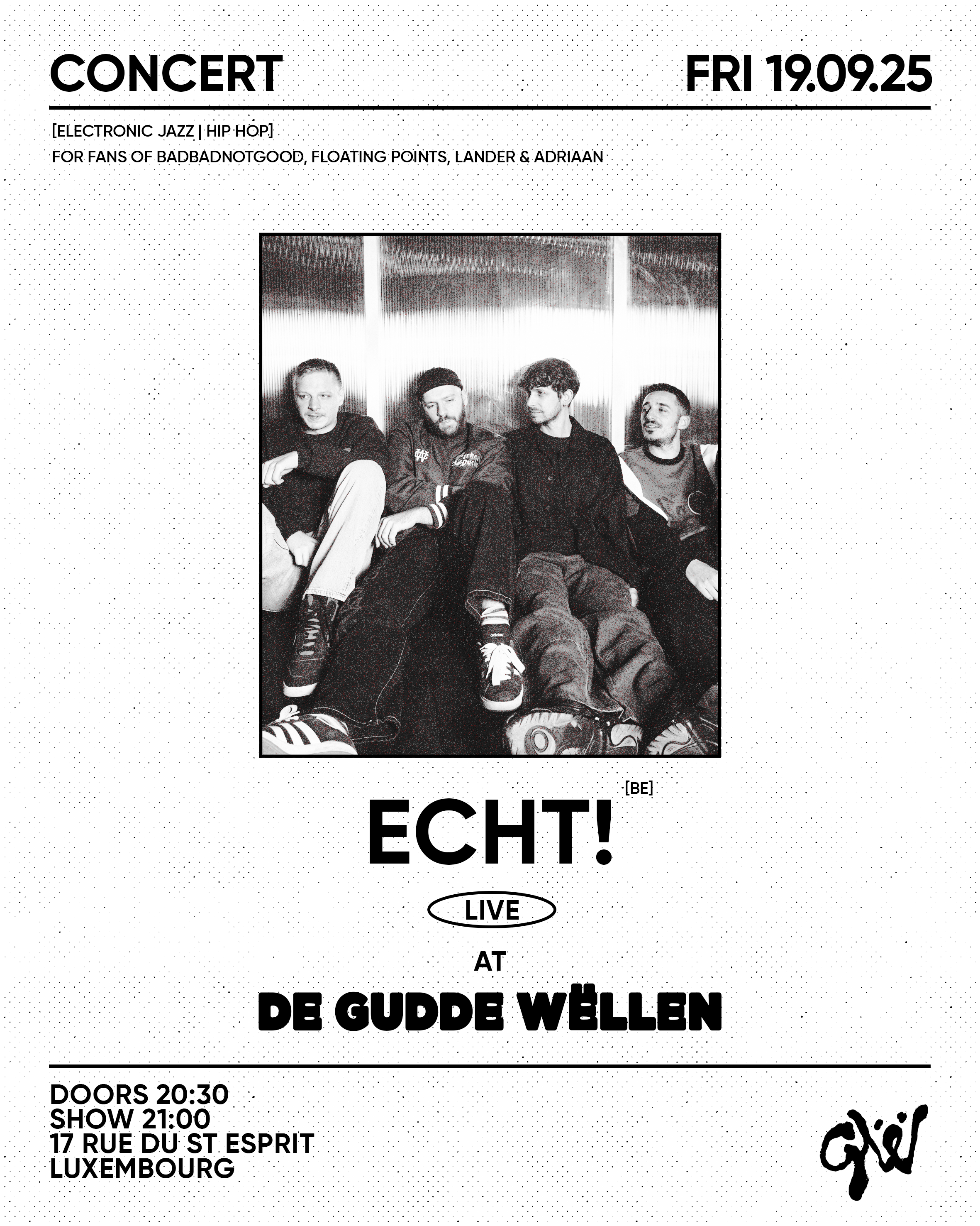 Tickets for ECHT! (BE) at De Gudde Wëllen @ De Gudde Wëllen ...