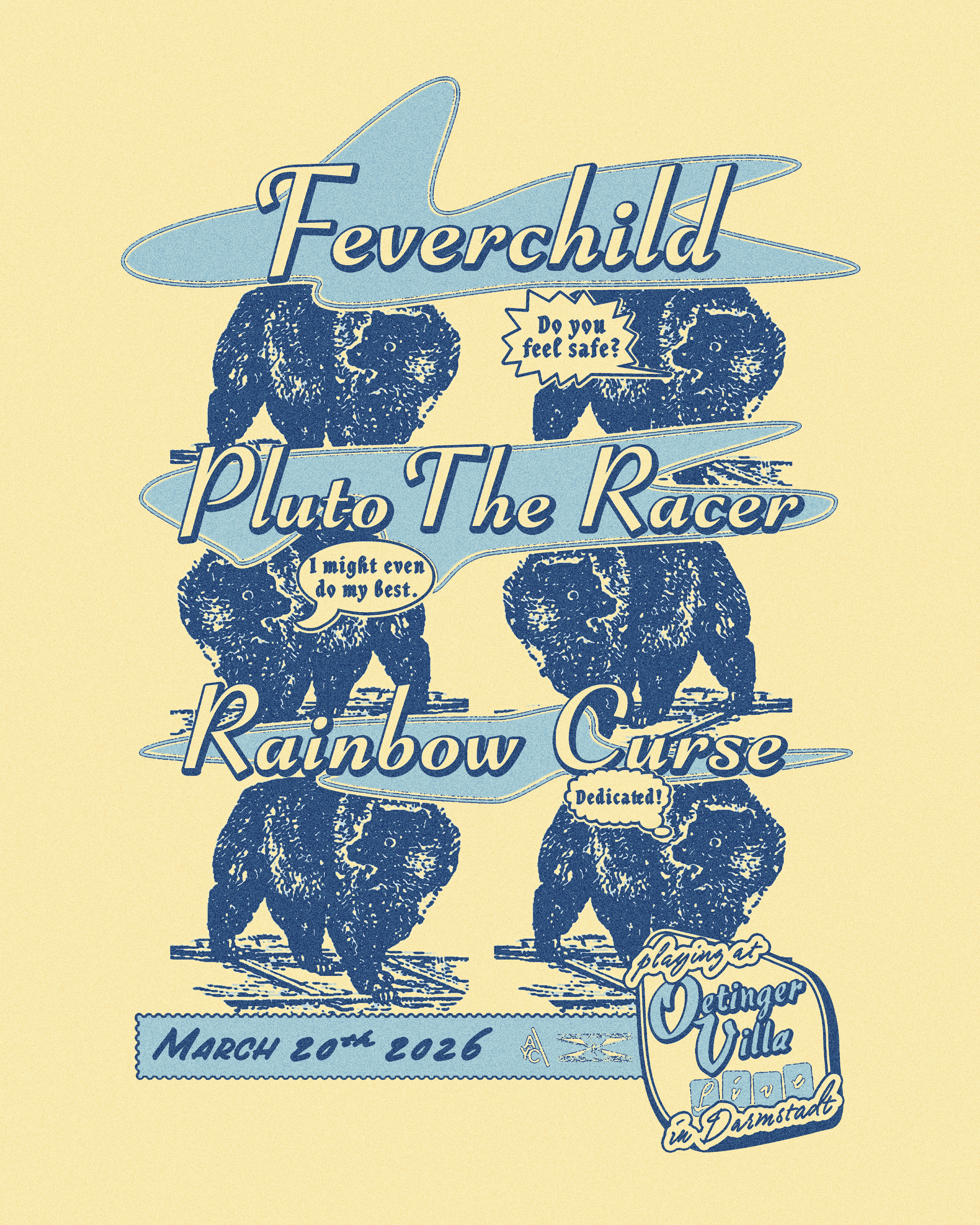 Tickets for FEVERCHILD / PLUTO THE RACER / RAINBOW CURSE @ Oetinger ...